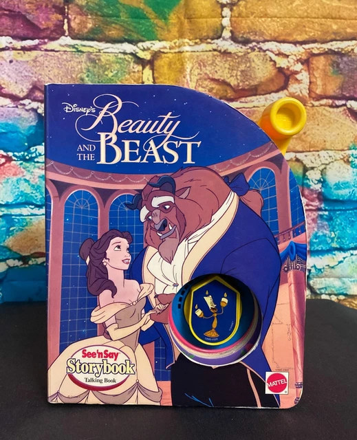 DISNEY'S THE BEAUTY & the Beast See 'n Say Storybook Talking Book by ...