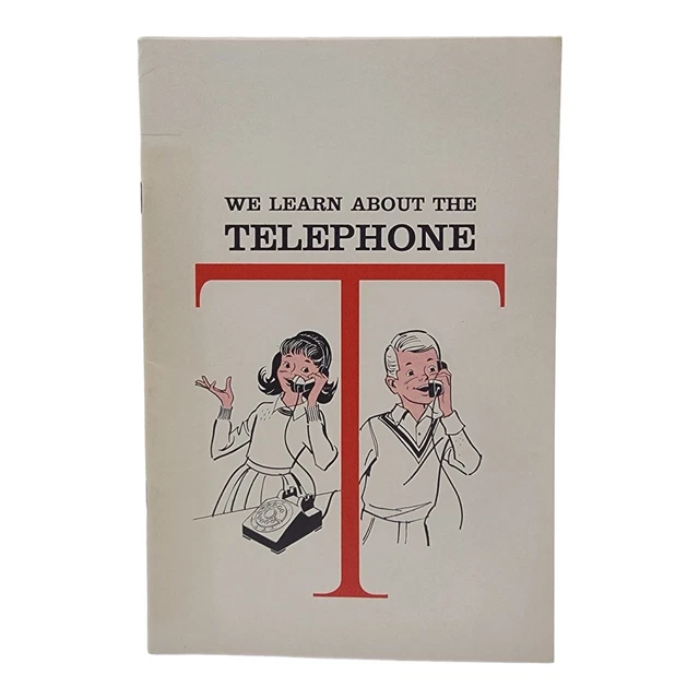 VINTAGE 1960S SCHOOL Booklet AT&T Bell System We Learn About The ...