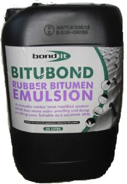 DPM DPC BITUMEN Emulsion Rubber Liquid Damp Proof Proofing Paint 25LTR ...