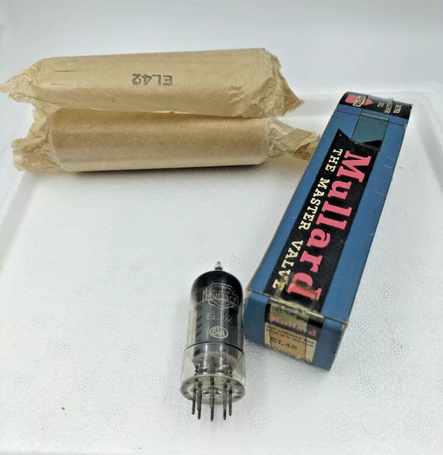 RADIO VALVE TUBE Amplifier TV EL42 BF62 CV3890 Mullard Great Britain ...