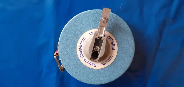 VINTAGE RABONE CHESTERMAN Fibron 291 Tape Measure 10m / 33ft - Made In ...