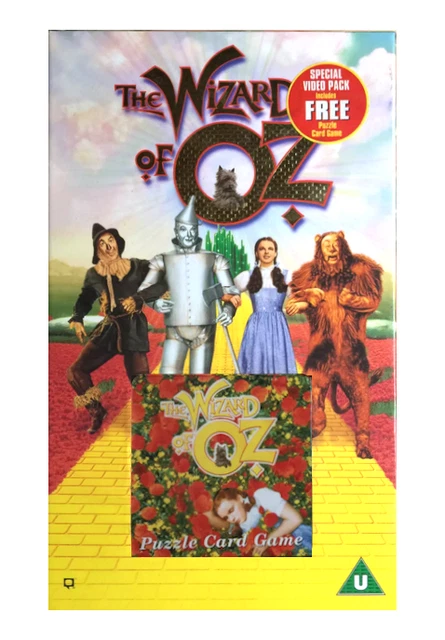 THE WIZARD OF Oz VHS (2001) - Special Video Pack + Puzzle Card Game ...