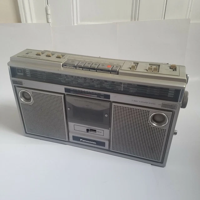 PANASONIC RX-5120LE BOOMBOX Radio Cassette Player Stereo Ghetto Blaster ...