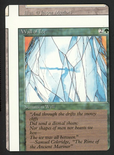 ***WALL OF ICE NFC Miscut** MTG révisé Magic Kid Icarus EUR 0,87 ...