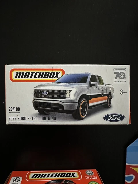 MATCHBOX 70TH ANNIVERSARY Power Grabs 2022 Ford F-150 Lightning $10.99 ...
