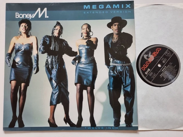BONEY M. - Megamix (Extended Version)/ Rasputin (REMIX) 12'' Vinyl Maxi ...