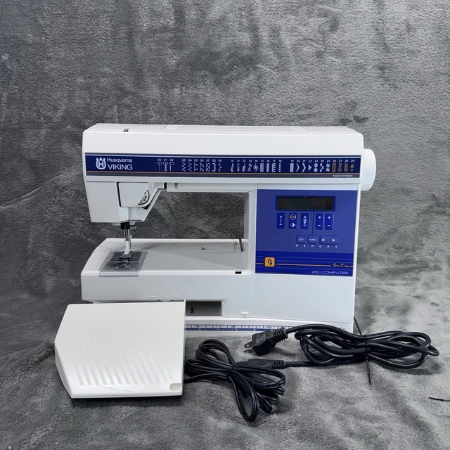 HUSQVARNA VIKING SEW Easy 350 Computer Sewing Machine With Pedal $350. ...