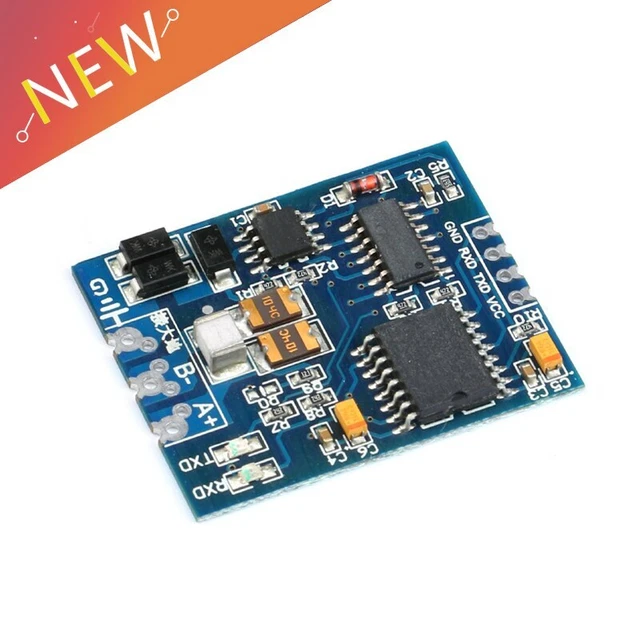 TTL TO RS485 Module RS485 Signal Converter Isolated Single Chip Serial ...