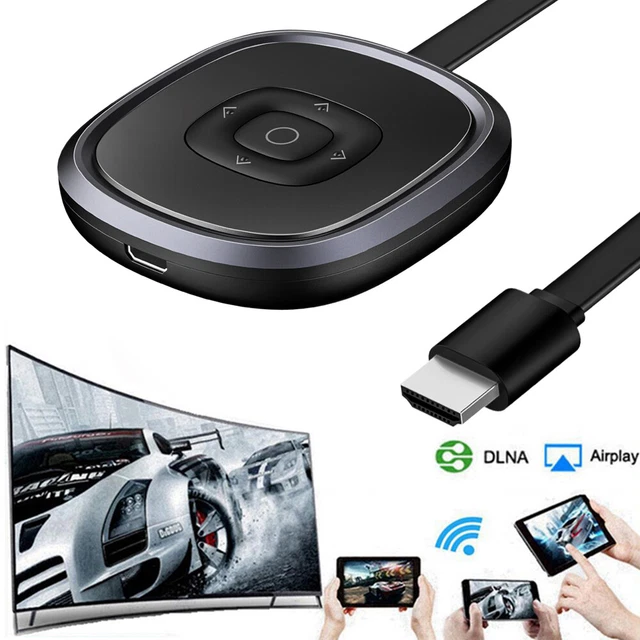 4K WIRELESS WIFI Display Dongle HDM TV Streamer Stick DLNA Airplay ...