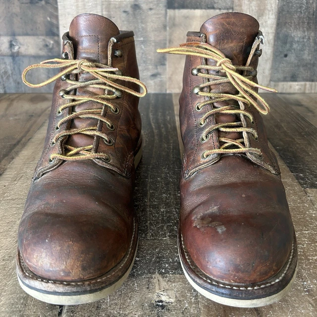 RED WING 2950 Heritage Rover Copper Rough And Tough Work Boots Mens 10. ...