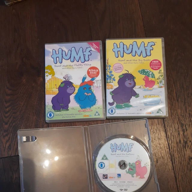 HUMF DVD BUNDLE Big Boots Fluffy Thing Balloons 4 discs & other stories ...