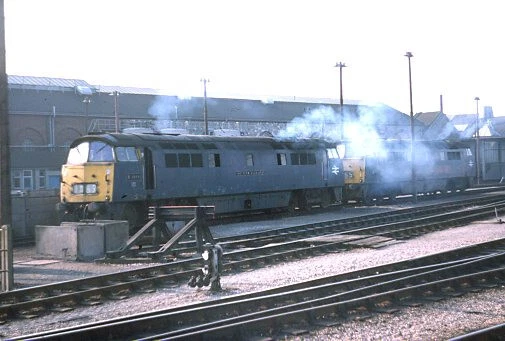 ORIGINAL COLOUR SLIDE of D1016 BR class 52 Western diesel hydraulic ...