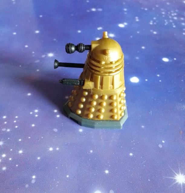 DOCTOR WHO GOLD Bronze Dalek Rare Character Building Micro 1” Mini ...