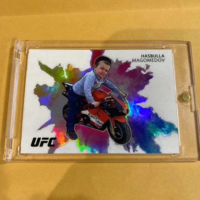 HASBULLA MAGOMEDOV UFC Rookie Card RC CUSTOM CARD Color Blast Mini ...