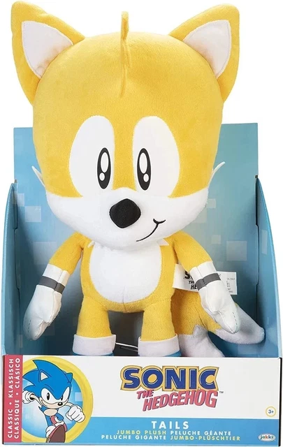 NINTENDO - JAKKS - Sonic - Jumbo Tails Plushie £23.99 - PicClick UK