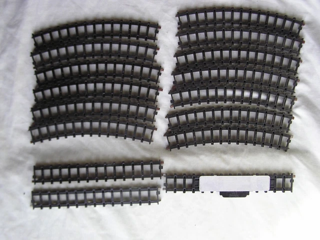 16 PIECES OF TRI-ANG TRACK for OO GAUGE MODEL RAILWAYS-CURVE STRAIGHT ...