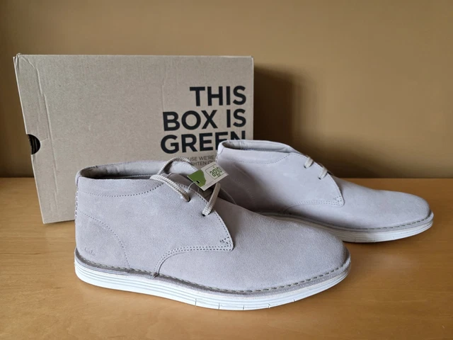 CLARKS MENS CHUKKA Boot FORGE STRIDE Stone Suede UK 11 / EU 46 £52.71 ...
