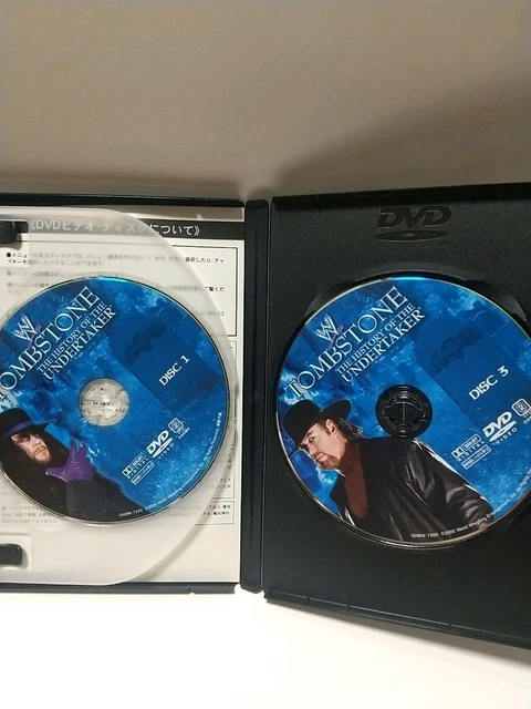 WWE UNDERTAKER HISTORY Tombstone DVD 3-Disc Collectible Used 33a £64.80 ...