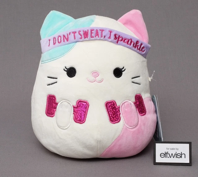 SQUISHMALLOWS CARYL THE Calico Cat Exclusive Keep Fit Edition Toy 8 ...