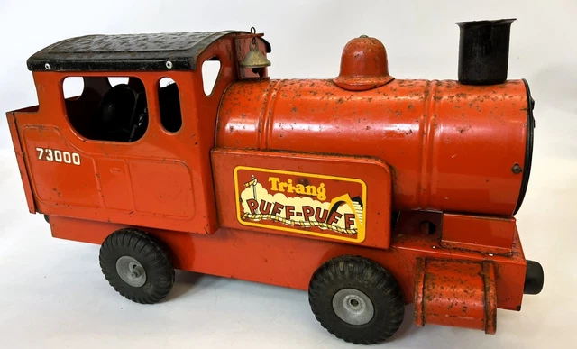 VINTAGE 1950'S - 60's Large Triang Whistle Puff Puff Train - Tank Loco ...