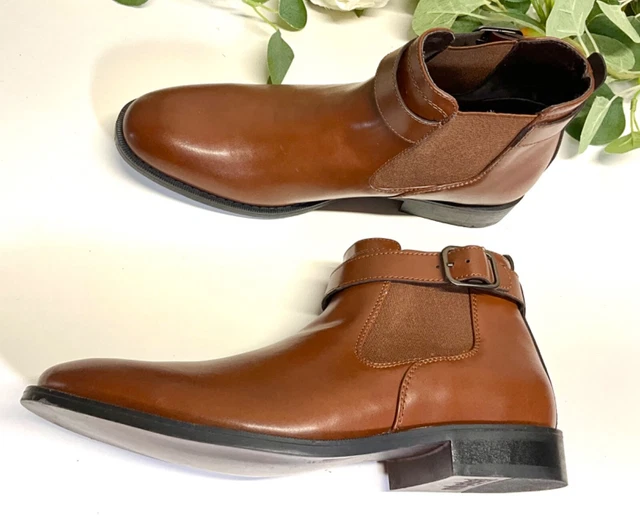 KENNETH COLE UNLISTED Half Tide Chelsea Bootie Brown Size 7.5 M £35.07 ...