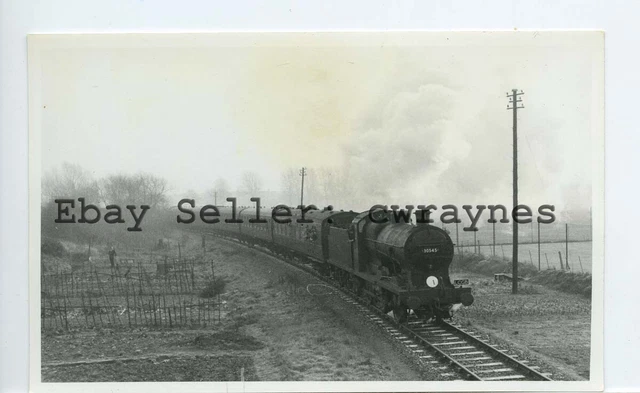 RAILWAY PHOTO: SR Q 0-6-0 30545 LCGB Rail Tour at Merton Park 1965 - BR ...