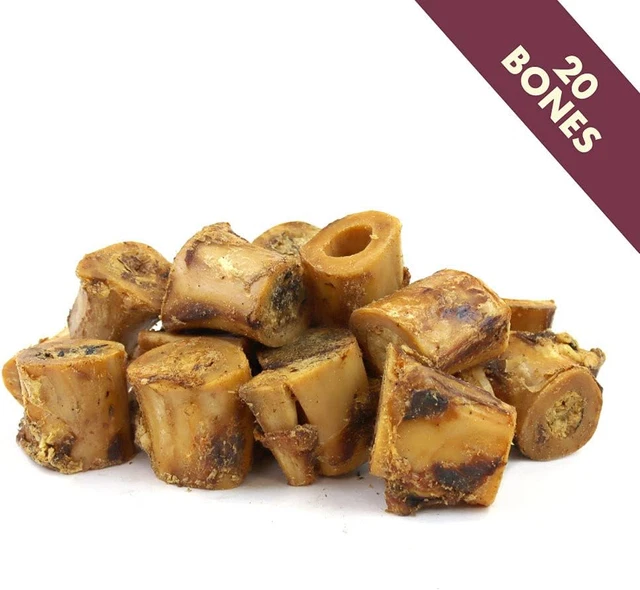 BRITISH ROASTED MARROW Bone X20 for Dogs, 100% Natural Treats, Long ...