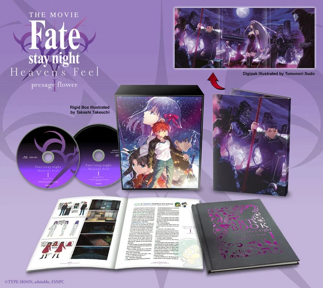 FATE/STAY NIGHT HEAVEN'S Feel I. Presage Flower Limited Edition BLURAY ...