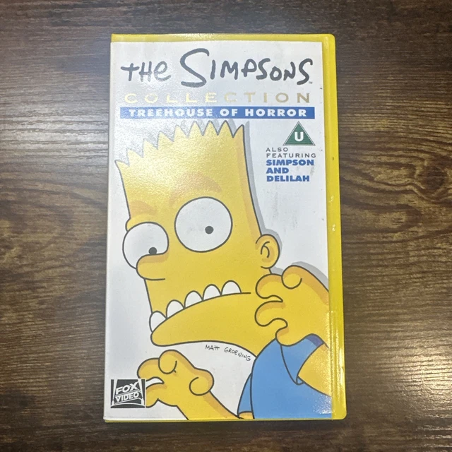 THE SIMPSONS COLLECTION Treehouse of Horror & Simpson and Delilah (VHS ...