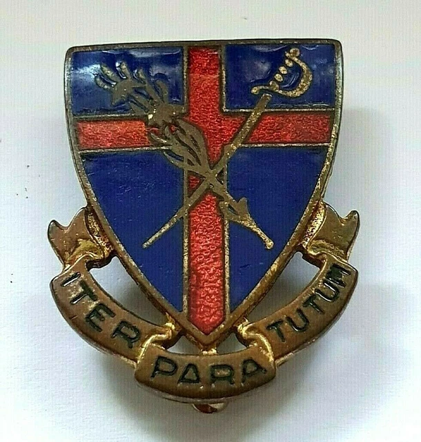 ST. JOSEPH'S MILITARY ACADEMY Clasp Back Badge - WW2 - Gemsco - Kansas ...