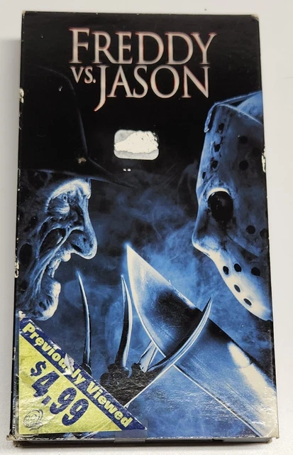 FREDDY VS JASON (VHS, 2003) Robert Englund - Friday The 13th Elm Street ...