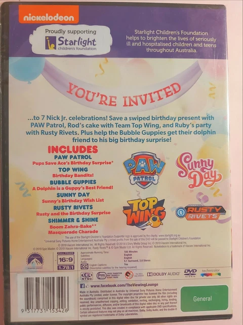NICK JR.'S BIG Birthday Bash (Region 4 DVD) BRAND NEW & SEALED, Free ...