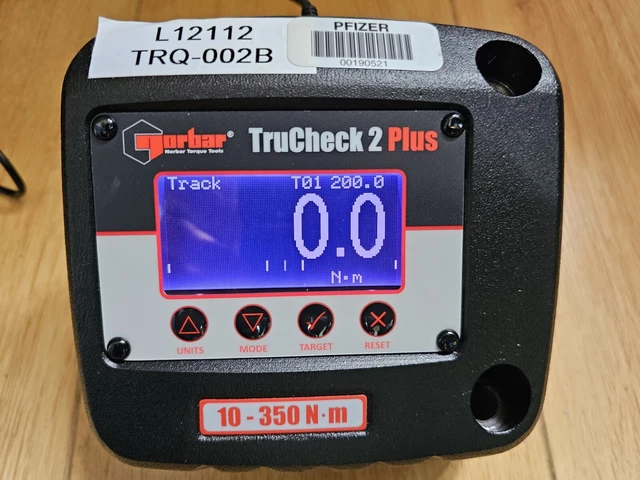 NORBAR TRUECHECK 2 Plus Torque Wrench Calibrator 10-350nm £650.00 ...