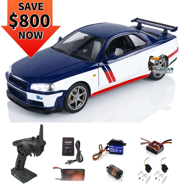 CAPO 4X4 1:8 RC Drift Car Radio Controlled RTR R34 Racing Cars Model ...