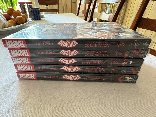 TOMB OF DRACULA Complete Collection Vol 1 2 3 4 5 Tpb Marvel Horror ...
