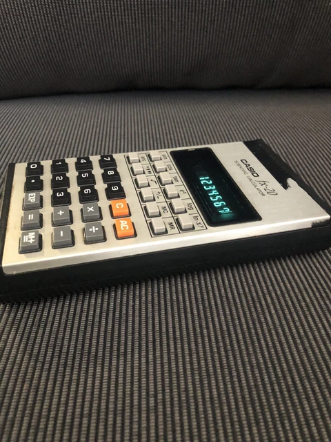 CASIO SCIENTIFIC CALCULATOR fx-20 Showa retro rare Investment Shop Display £12.00 - PicClick UK
