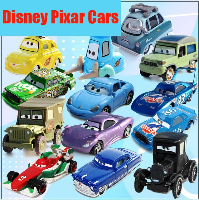 DISNEY-PIXAR CARS RACERS of Lightning McQueen Diecast Vehicle 1:55 Kids ...