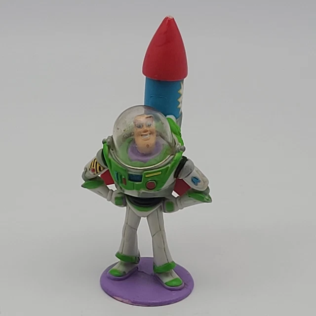 DISNEY PIXAR TOY Story BUZZ LIGHTYEAR with ROCKET 2001 figure Toy Cake ...