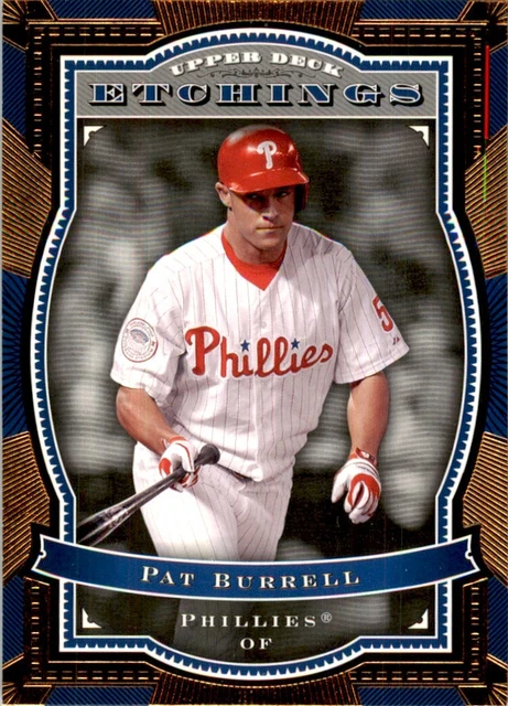 2004 UPPER DECK Etchings Pat Burrell Philadelphia Phillies #83 MLB ...