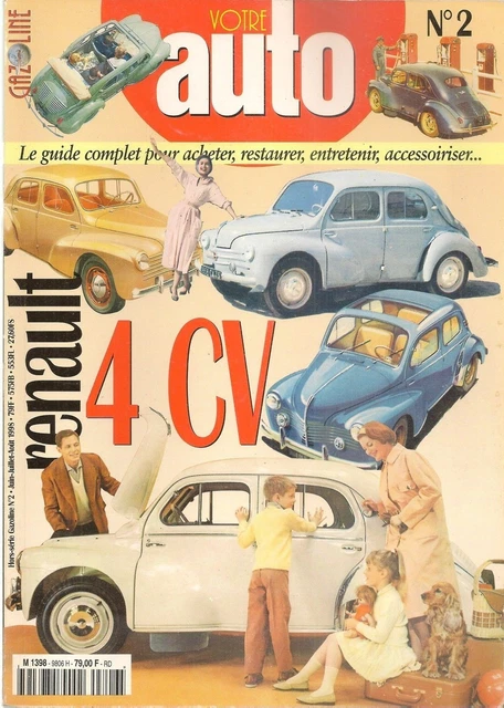 GAZOLINE HS 2 Renault 4Cv Affaires Normale Luxe Decapotable Service ...