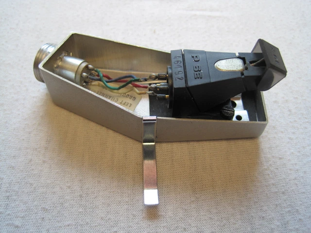 LENCO HEASHELL,L75,L78,B55,MIT AKG P6E,Headshell, L 75,L 78,B 55,silber ...