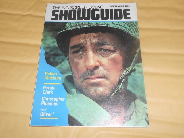 SHOWGUIDE MAGAZINE DECEMBER 1968 Robert Mitchum Michael Caine Clint ...