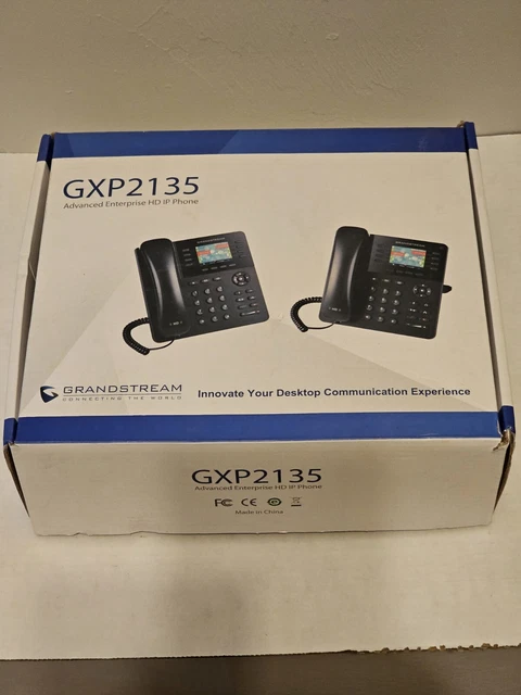 TELÉFONO IP VOIP Grandstream Gxp2135 8 Líneas Pantalla En Teléfono Ip Uru1-65 EUR 55,71 ...