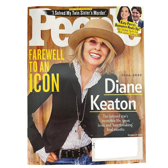 PEOPLE MAGAZINE OCTOBER 27 2025 Diane Keaton 1946-2025 Katy Perry ...
