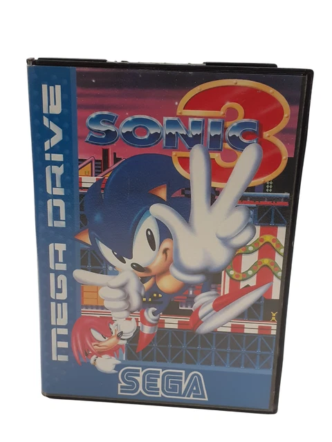 VINTAGE SONIC 3 Sega Mega Drive Game Complete With Box & Manual ...