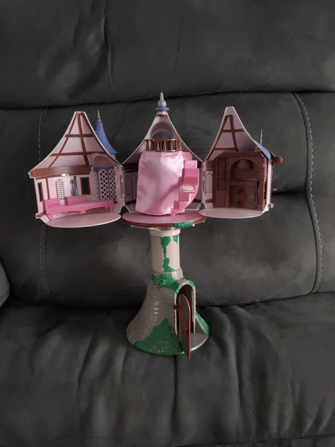 GIANT DISNEY TANGLED Rapunzel Castle Tower Playset Simba Disney store £ ...