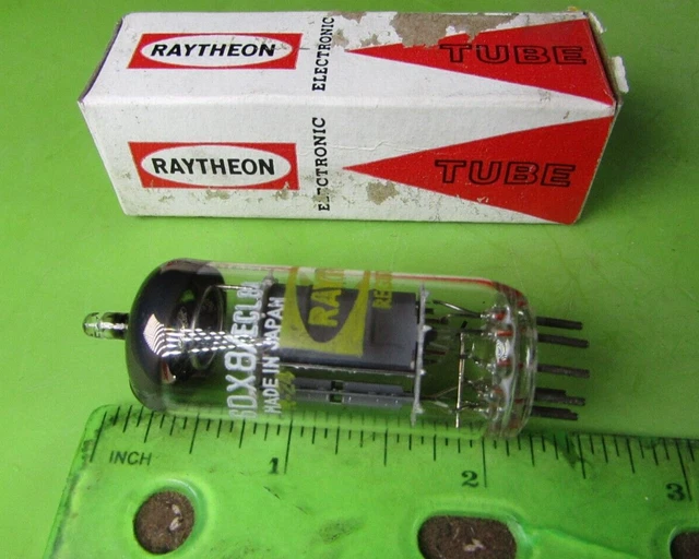 RAYTHEON 6DX8/ECL84 VACUUM Tube TV Guitar AMP Ham Radio NOS NIB Japan ...