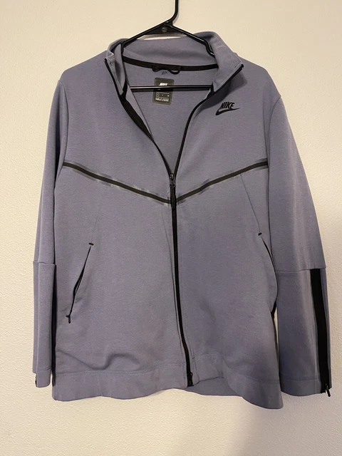 NIKE SPORTSWEAR TECH Fleece Full Zip Oversized Jacket Women Size S ...