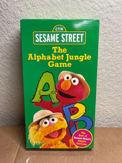 SESAME STREET - The Alphabet Jungle Game (VHS, 1998) Rare £8.64 ...