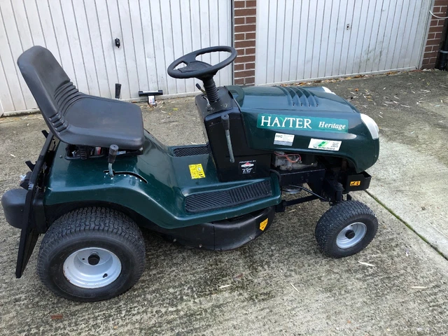 HAYTER HERITAGE 13/30 ride-on lawn mower 30" cut & Grass Collector £950 ...